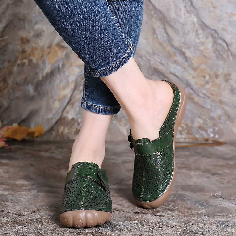 OnCloudTM Comfortable Retro Backless Casual Sandals – Nanccy