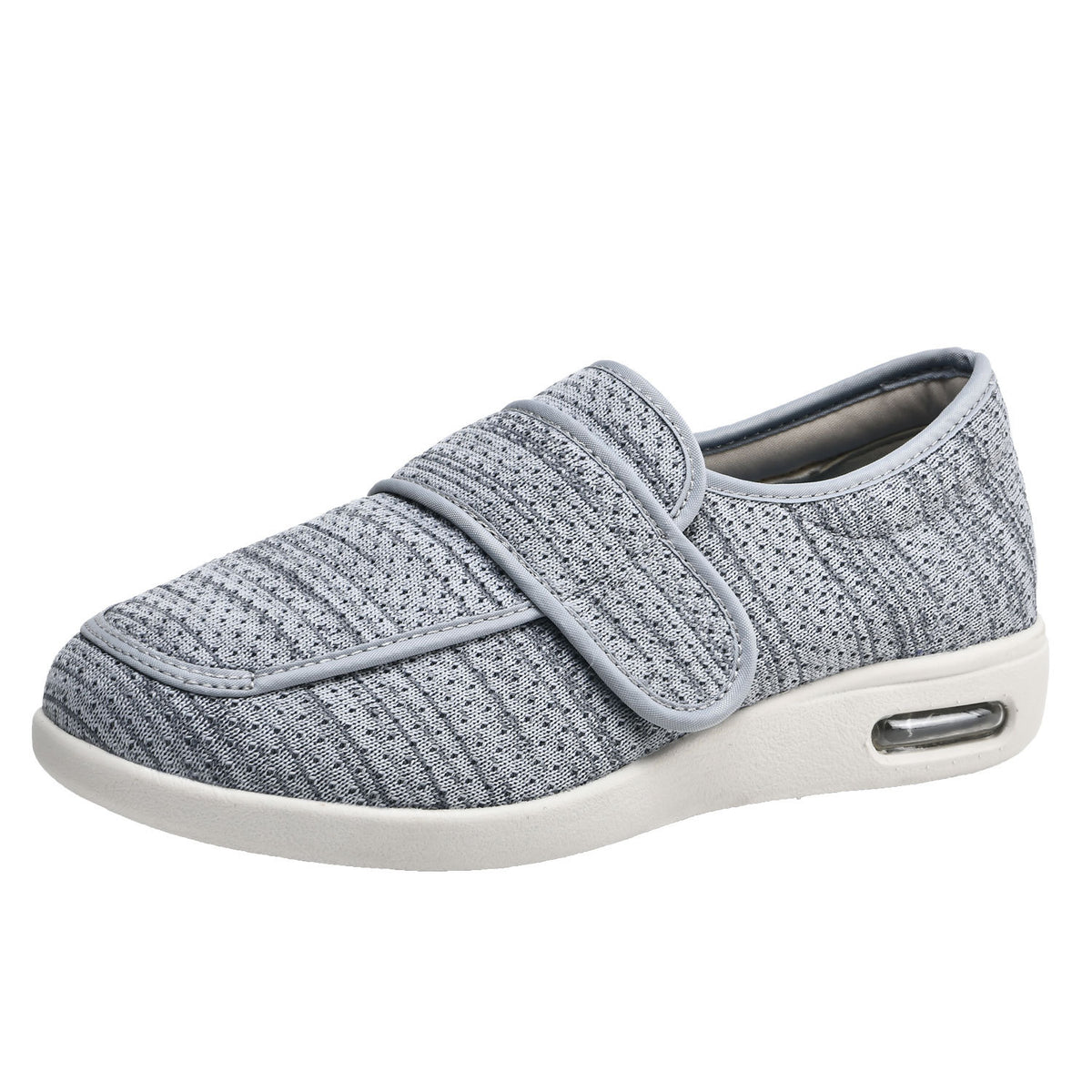 Wide Width Diabetic Arch Support Breathable Shoes Adjustable Velcro For ...